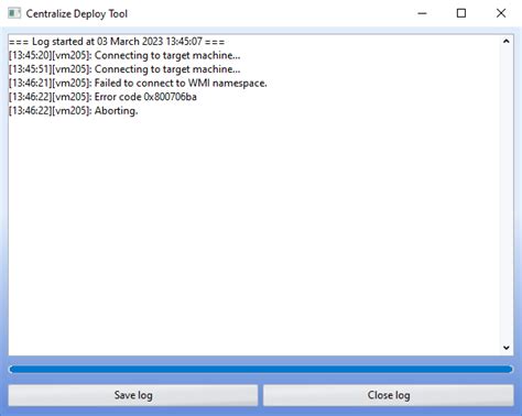 Fixing The WMI Error In Centralize Deploy Tool