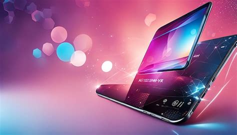 Stylish Tech Background Premium Ai Generated Image