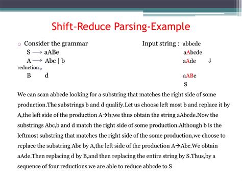 Bottom Up Parsingpptx