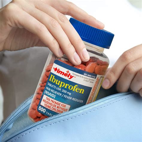 Timely Ibuprofen 200mg 500 Tablets Pain And Fever Relief Comparable