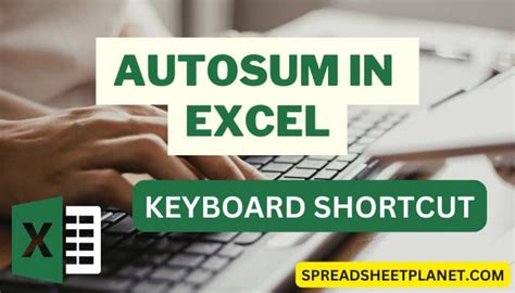 Autosum In Excel Shortcut