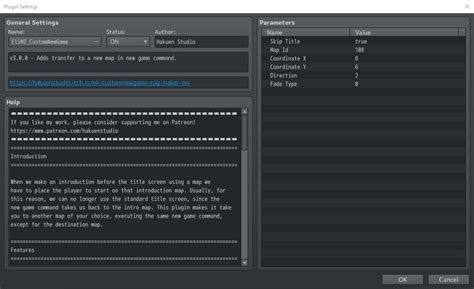 Hakuen Studio Custom New Game For RPG Maker MV MZ By Hakuen Studio