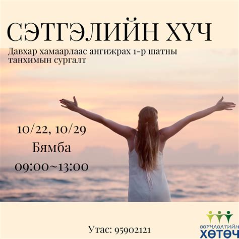 📣 СЭТГЭЛИЙН ХҮЧ архины давхар Өөрчлөлтийн хөтөч