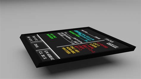 Third Electronic Centralised Aircraft Monitoring 3d Model Cgtrader