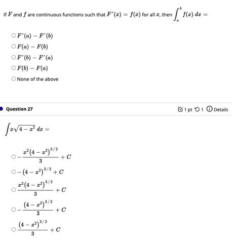 Solved If F And F Are Continuous Functions Such That Fx