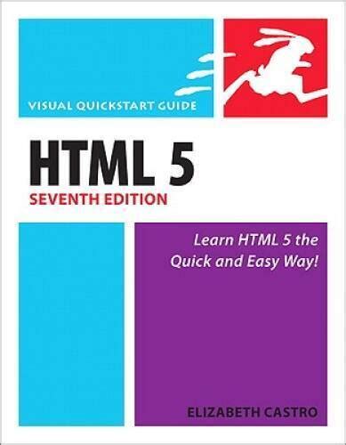 Html5 And Css3 Visual Quickstart Guide 7th Edition Paperback Good