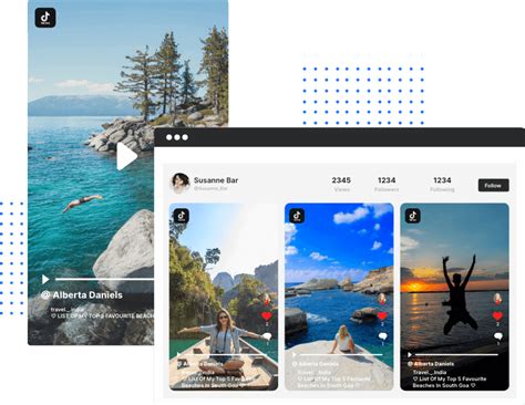 Embed TikTok Widget On Website For Free Tagembed