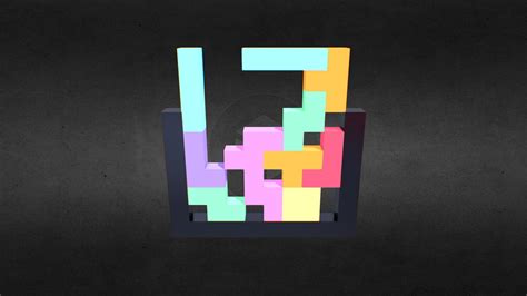 Assignment 2 Tetris Blocks 3d Model By Boombox5 1927159 Sketchfab