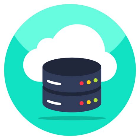 Cloud Database Generic Color Fill Icon