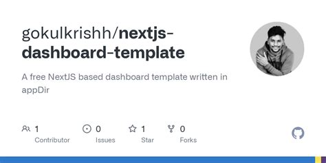 GitHub Gokulkrishh Nextjs Dashboard Template A Free NextJS Based
