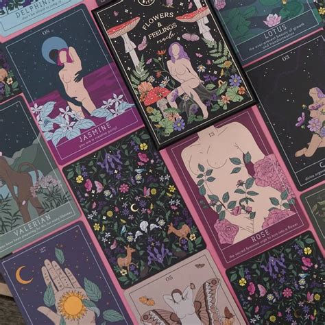Flowers And Feelings Oracle Deck M O O N A U R A
