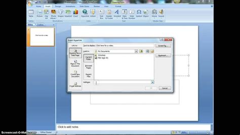 Insert Video Link Into Powerpoint Presentation Youtube