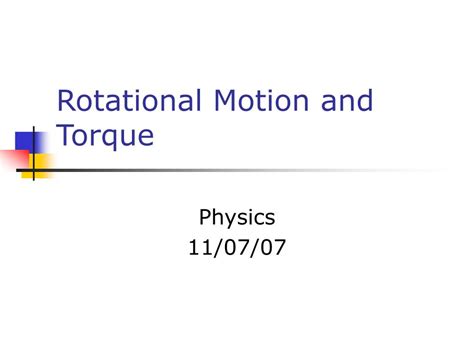 PPT Rotational Motion And Torque PowerPoint Presentation Free Download ID