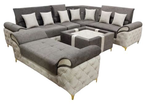 Velvet 9 Seater L Shape Sofa Set At ₹ 30000 Piece In Solan Id