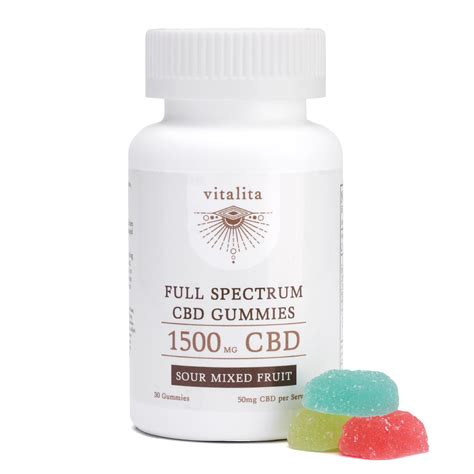 Buy Cbd Full Spectrum Sour Gummies Vitalita Online Dispensary