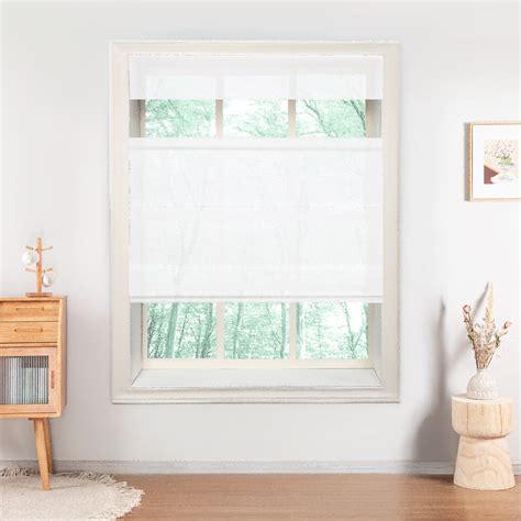 100 Belgian Flax Linen Roman Shades And Blinds Top Down Bottom Up
