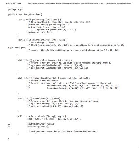 Solved My Code Is Typed Below I Have The Code Completed But Chegg