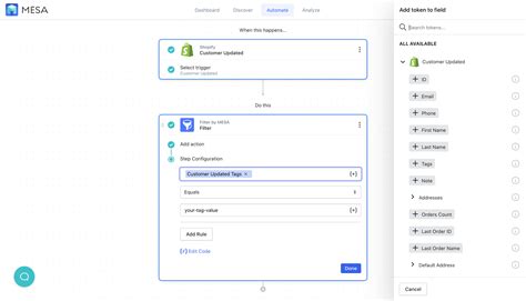 How To Start Workflows From Customer Updates In Shopify MESA