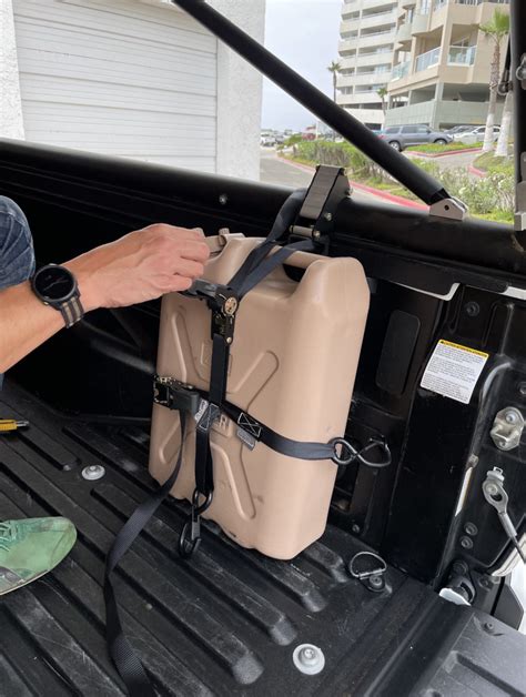 Mounting A Scepter 20l Military Water Can In 6ft Truck Bed Tacoma World
