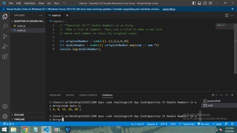 19daytask 100daysofcodechallenge typescript problemsolving