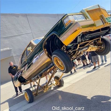 Gold Lowrider Car Style Custom Lowrider Cars With Gold Rims Vehicle