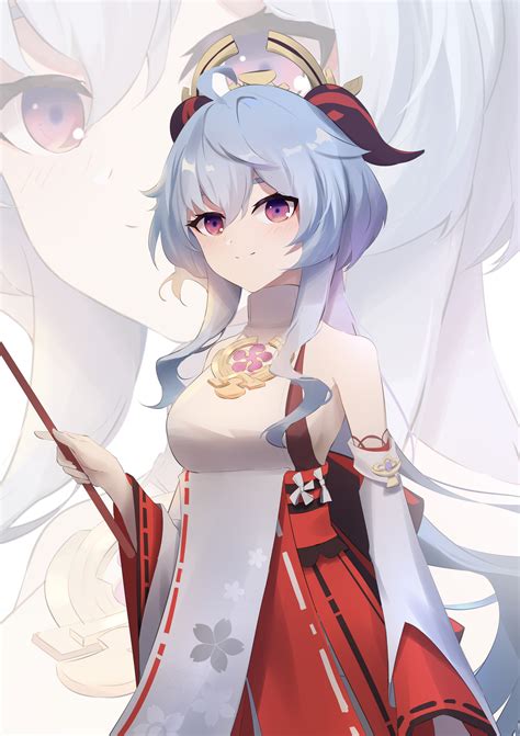 Ganyu And Yae Miko Genshin Impact Drawn By Qixia Danbooru