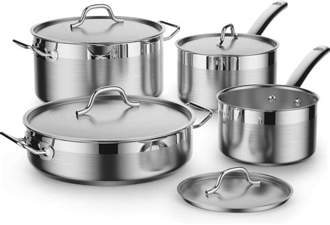 Cooks Standard Kitchen Cookware Sets Stainless Steel Professional Pots