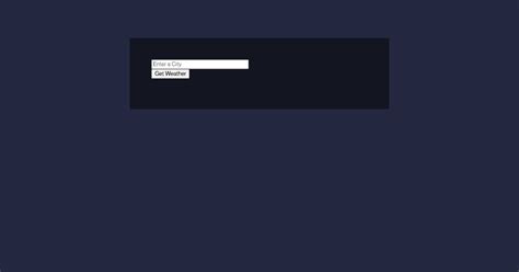 Simple Nodejs Weather App Codesandbox