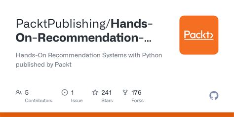Github Packtpublishinghands On Recommendation Systems With Python Hands On Recommendation