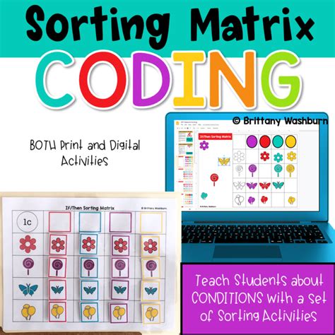 Sorting Matrix Coding 4 Seasons Conditionals