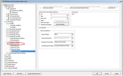 Routing Altium 15 Bga Fanout Option Is Not Working Fully Electrical