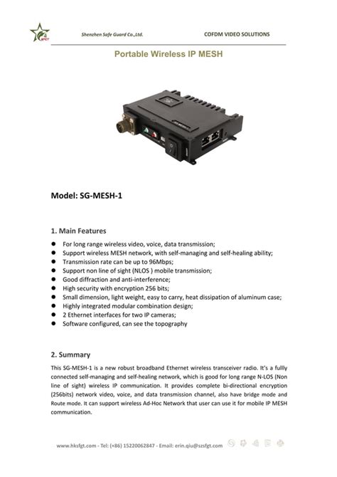 Portable Wireless Mesh Network Node Pdf Computer Networking Computing