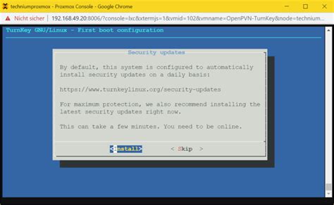 Proxmox Openvpn Lxc Container Turnkey Tutorial Technium