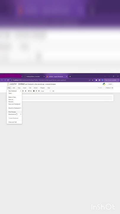 Introduction To Jupyter Notebook Part 2 Working With Python Using Jupyternotebook Youtube