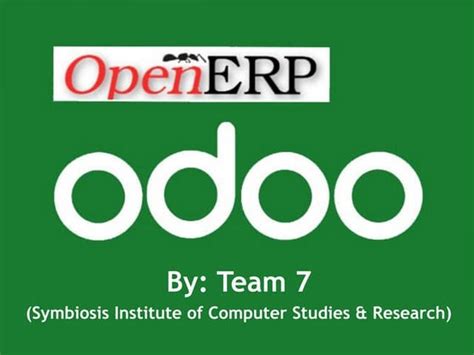 odoo system presentation pdf databases computer software and applications