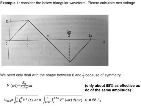 Solved Example 1 Consider The Below Triangular Waveform