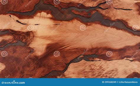 Epoxy Resin And Varnished Luxury Wood Processing The Intricate Details Of An Epoxy River