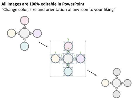 0614 Business Ppt Diagram Diverging Steps Of Business Strategy Powerpoint Template PowerPoint