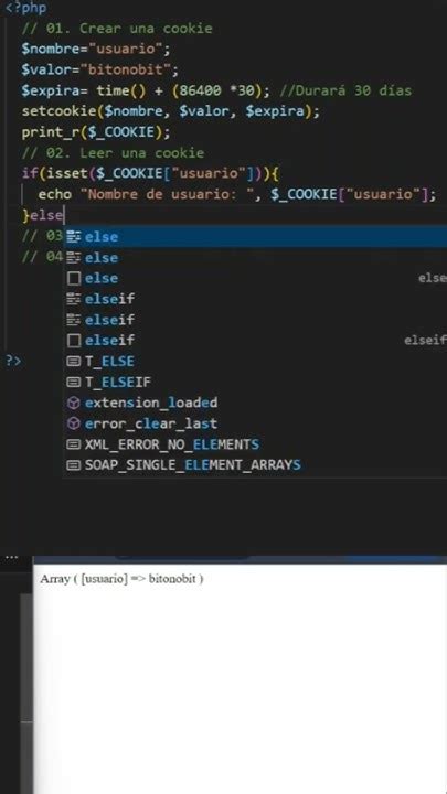 Leer Una Cookie Con Php Php Desarrolloweb Programacion Backend Youtube