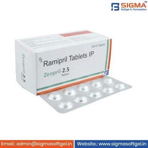 Ramipril Tablets Ip 25 Mg At ₹ 800box Ramipril Tablet In Patiala