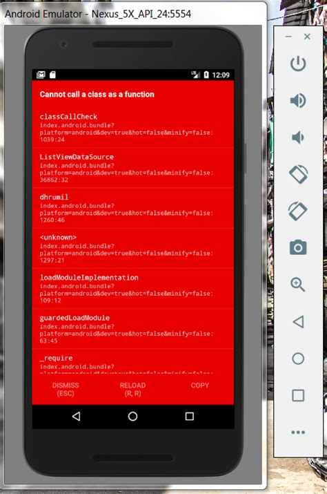 Android Cannot Call Class As A Function Error In React Native Stack Overflow
