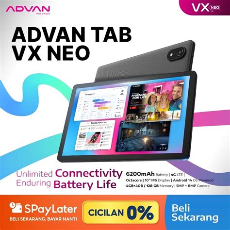 Jual Advan Tab Vx Neo 4gb 4gb 128gb Gratis Keyboard Mouse Bluetooth