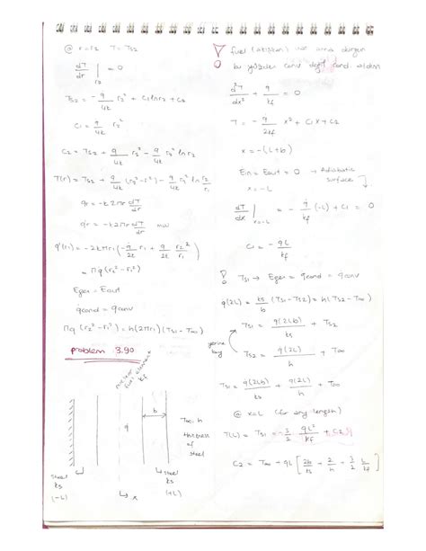Solution Heat Transfer Radial Systems Transient Conduction The Plane Wall With Convection