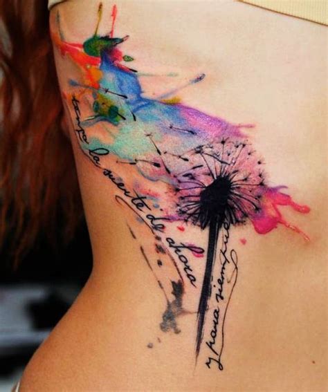 15 Watercolor Tattoos For Females Pretty Designs