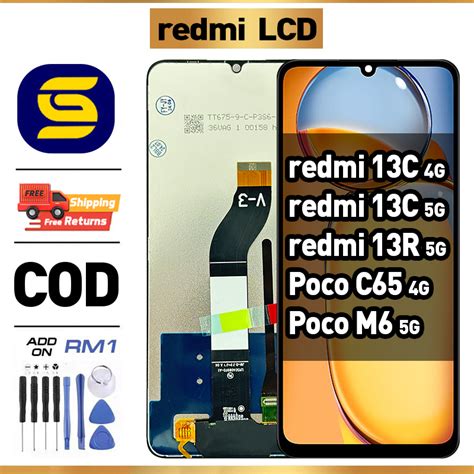 LCD Redmi C G C G R G Poco C G M G Compatible For Glass Original Touch Screen