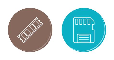 Ram And Memory Card Icon Vector Art At Vecteezy