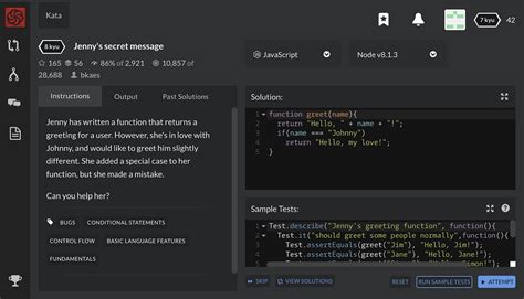 Codewars Jennys Secret Message Kata Level 8 By Priyesh Problem