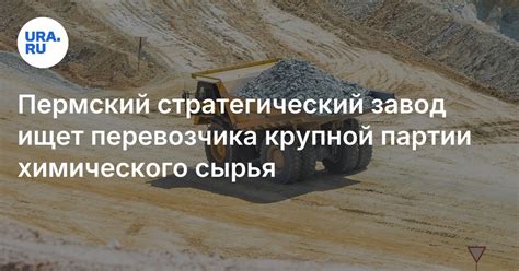 Соликамский магниевый завод потратит 20 млн на перевозку тонн известкового камня