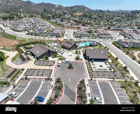 Aerial Video Of Recreational Facilities With Pool In Private