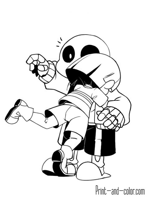 Undertale Frisk Coloring To Print Coloring Pages
